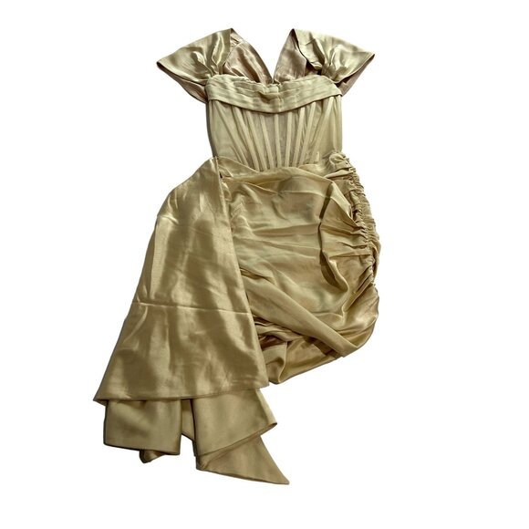 Miss Circle | Dresses | Miss Circle Irisa Draping Off Shoulder Corset ...